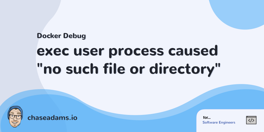 Fix Docker Error Exec User Process Caused No Such File Or Directory